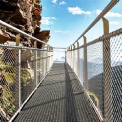 Stainless steel wire rope net bird enclosures